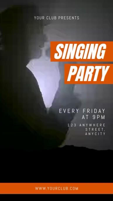 Singing Party Template | PosterMyWall