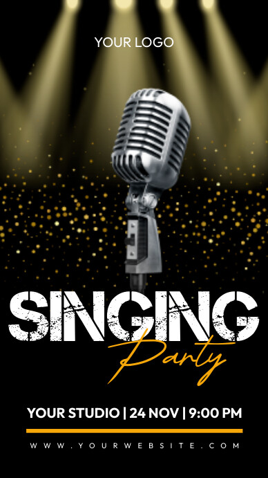 Singing Party Instagram Template | PosterMyWall