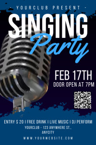 Singing Party Template | PosterMyWall