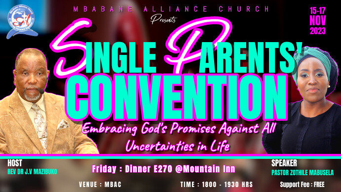 Plantilla de Single Parents' Convention | PosterMyWall