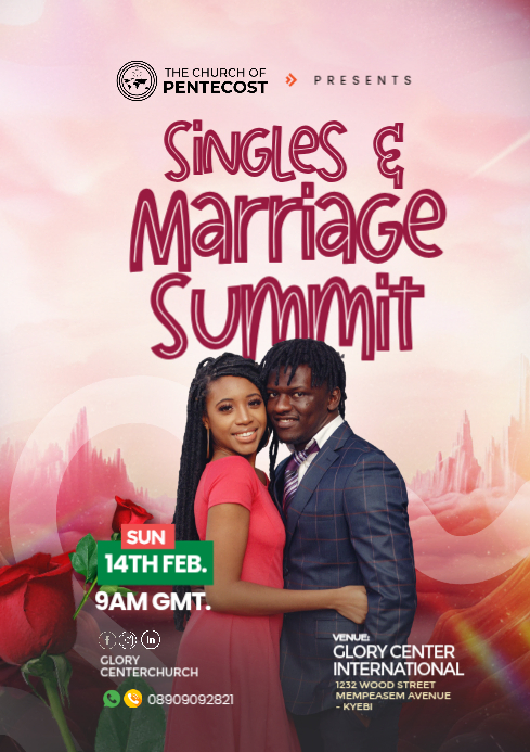 Plantilla de Singles and Marriage Summit A4 | PosterMyWall