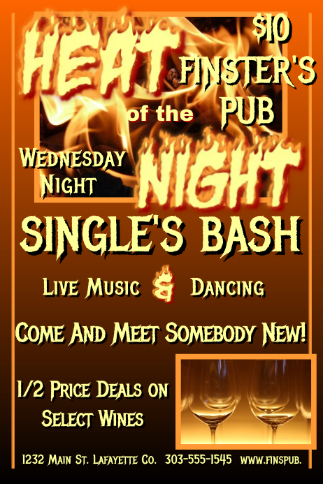 Single's Bash Template | PosterMyWall