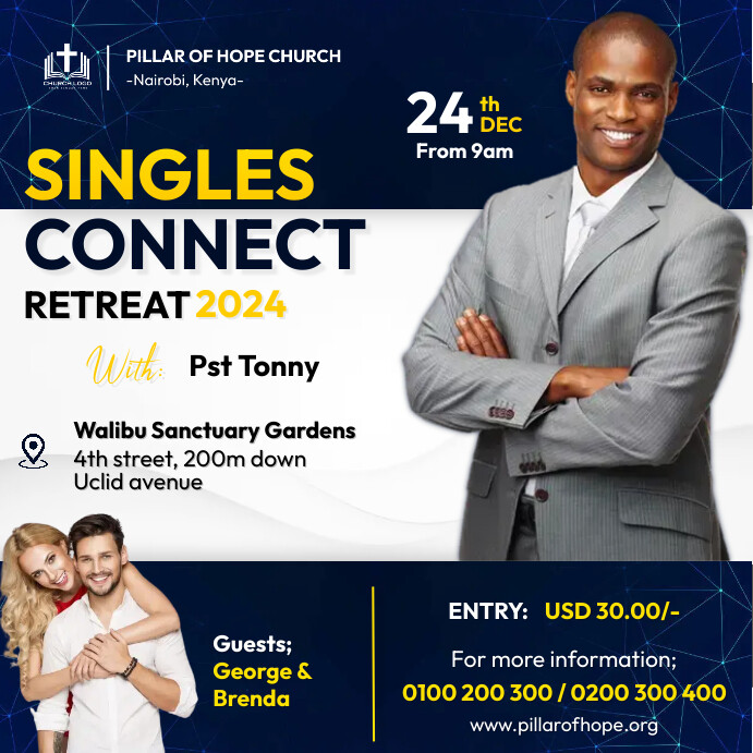 Singles connect Template | PosterMyWall