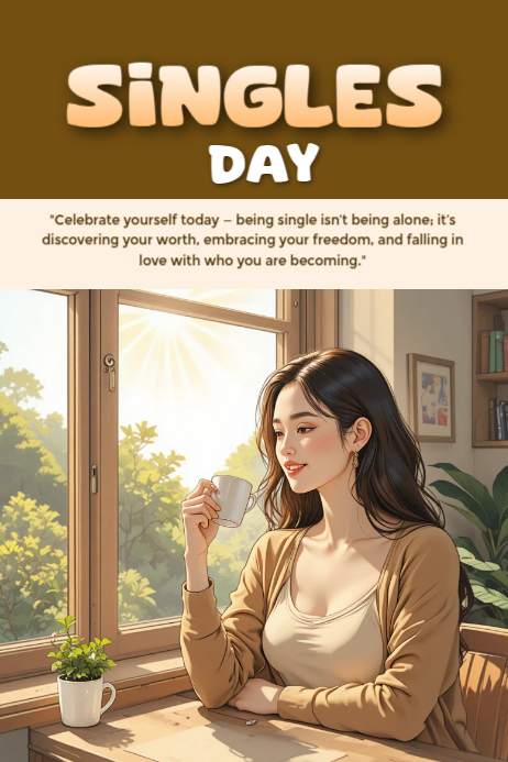 Singles day Template | PosterMyWall