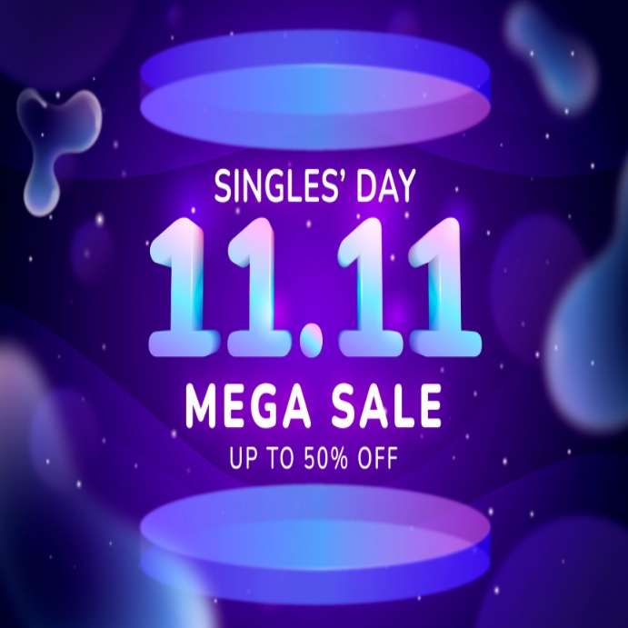 Singles day flyer Template | PosterMyWall