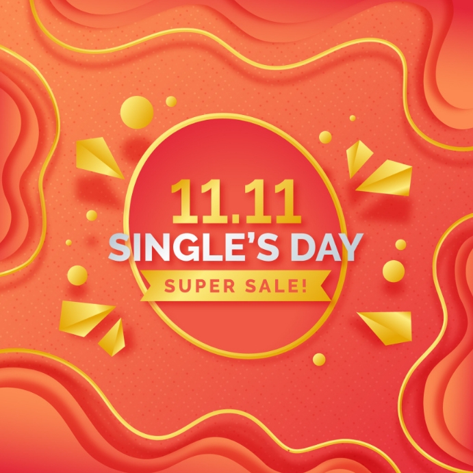 Singles day flyer Template | PosterMyWall