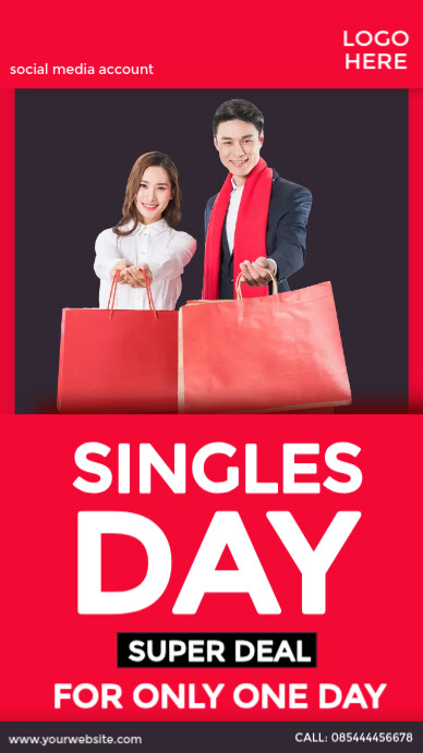 singles day special offer1 Template | PosterMyWall
