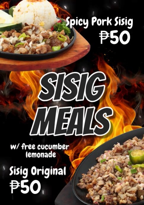 Copy of Sisig Meals Flyer | PosterMyWall