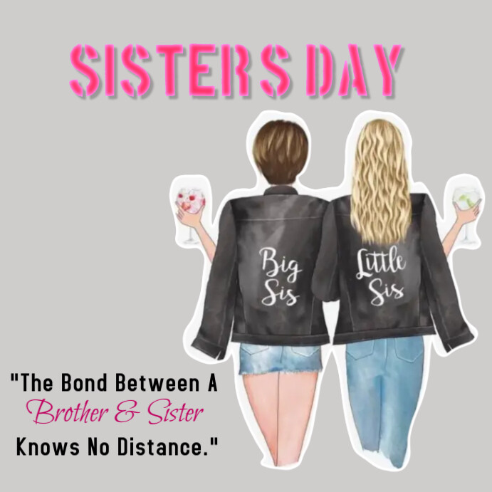 SISTER Template | PosterMyWall