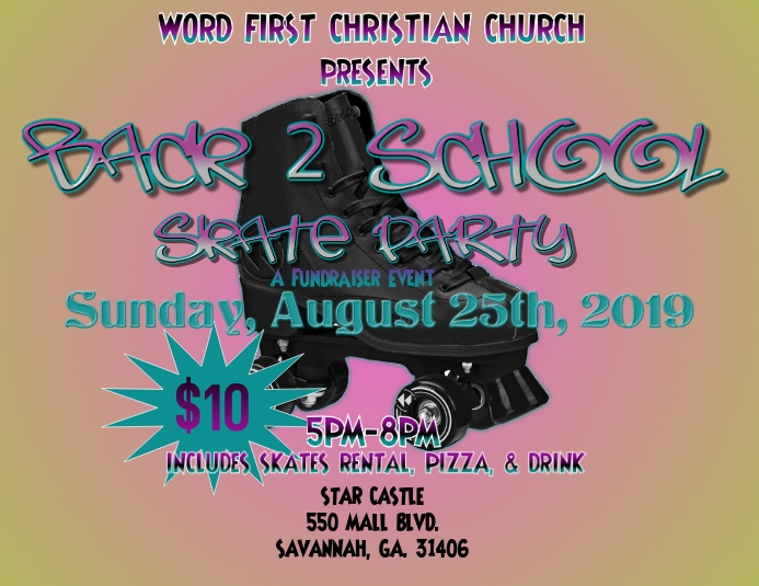 Skate Party Fundraiser Template | PosterMyWall