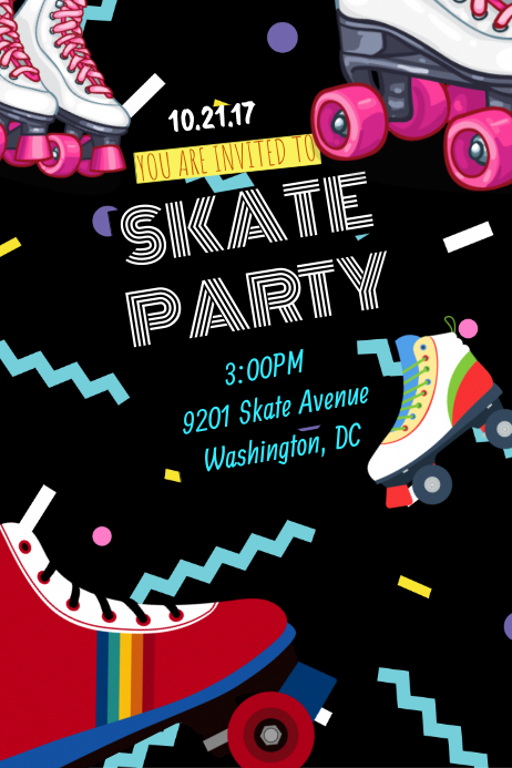 Skate Party | PosterMyWall
