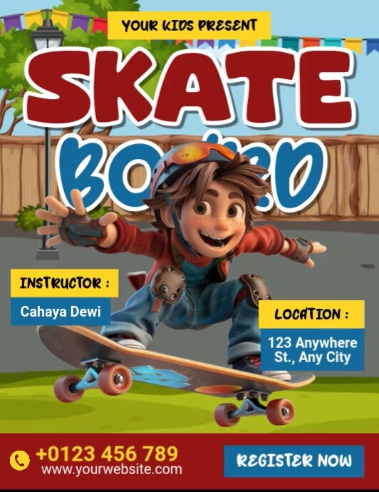 Skateboard Contest Design Templat | PosterMyWall