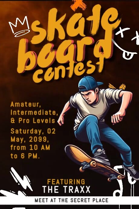Skateboard Contest Template | PosterMyWall