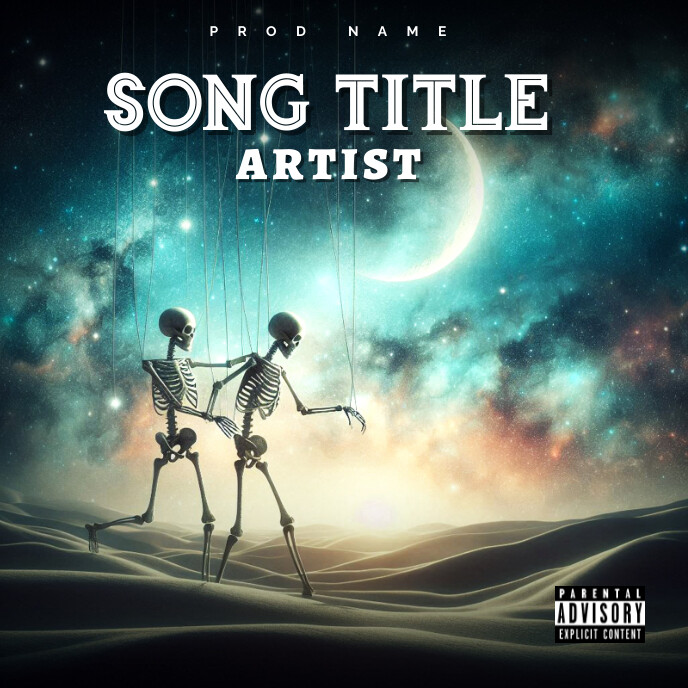 Plantilla de Skeleton Album Cover | PosterMyWall