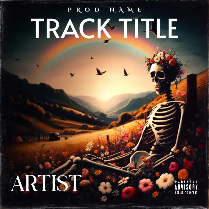 Copy of skeleton cover art template | PosterMyWall