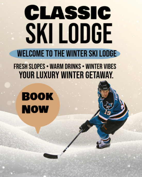 Ski Lodge Poster, Lodge Template, Lodge Poster, Lodge Flyer | PosterMyWall