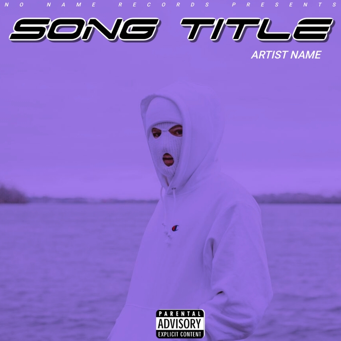 ski mask, Balaclava album art Template | PosterMyWall