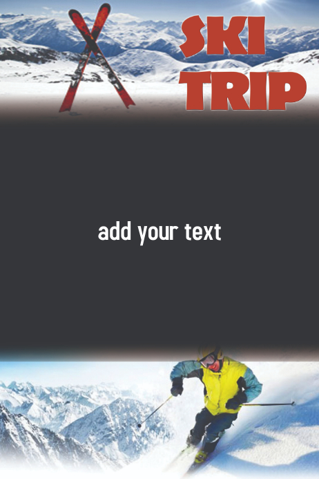 Ski Trip Template | PosterMyWall