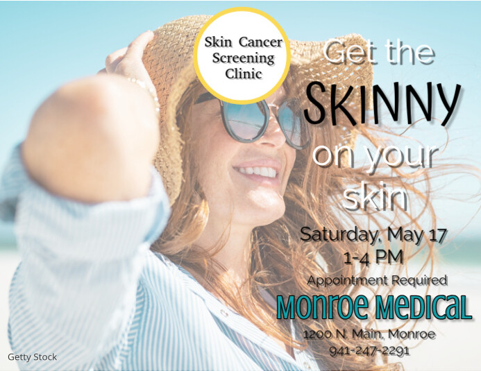 Copy of Skin Cancer Screening Flyer (US Letter) | PosterMyWall