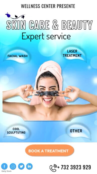 Skin Care ad Template | PosterMyWall