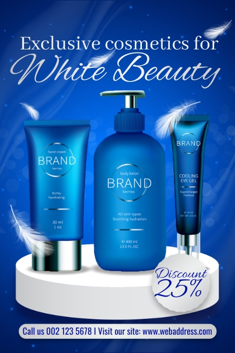 Copy of Skin Care Blue | PosterMyWall