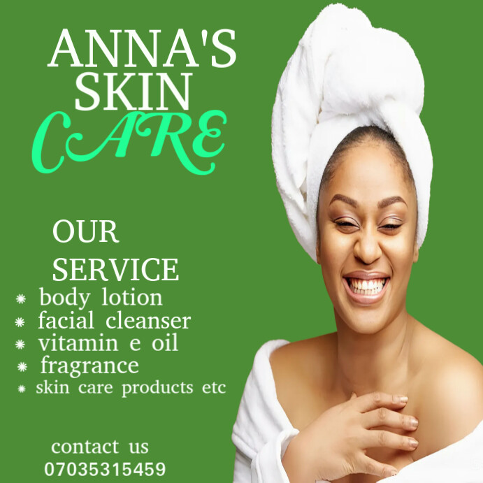 Copy of Skin care | PosterMyWall