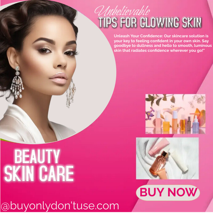SKIN CARE Template | PosterMyWall