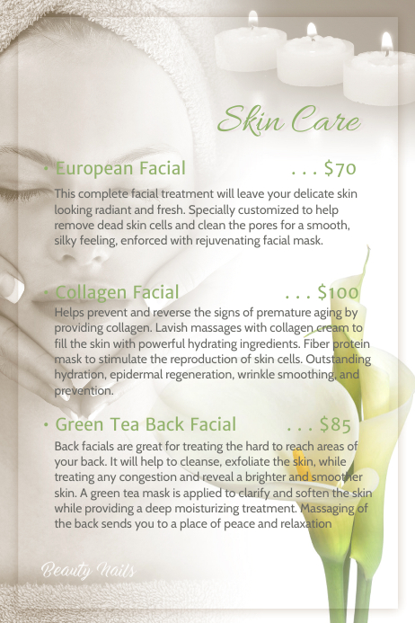Skin Care Template | PosterMyWall