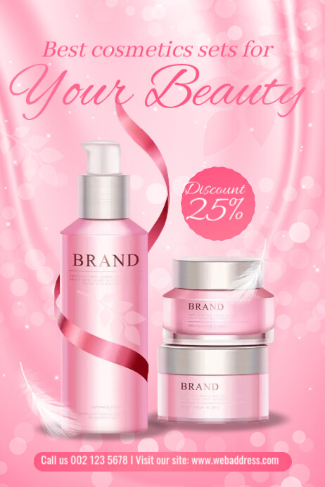 Skin Care Pink Template | PosterMyWall