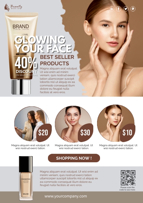 Skin Care Poster Template | PosterMyWall