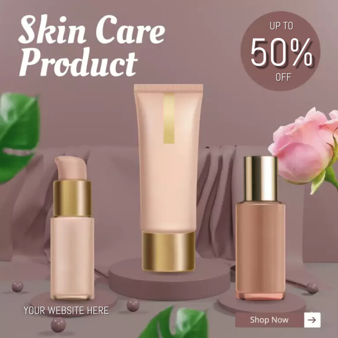 skin care product Template | PosterMyWall