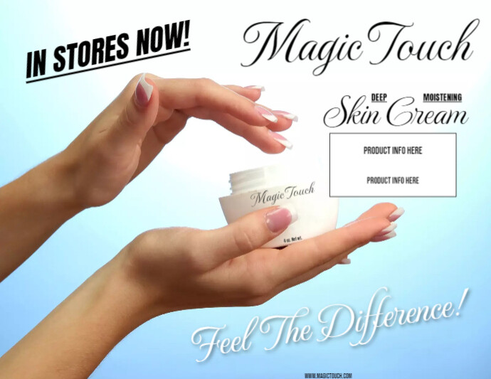 SKIN CREAM FLYER Template | PosterMyWall