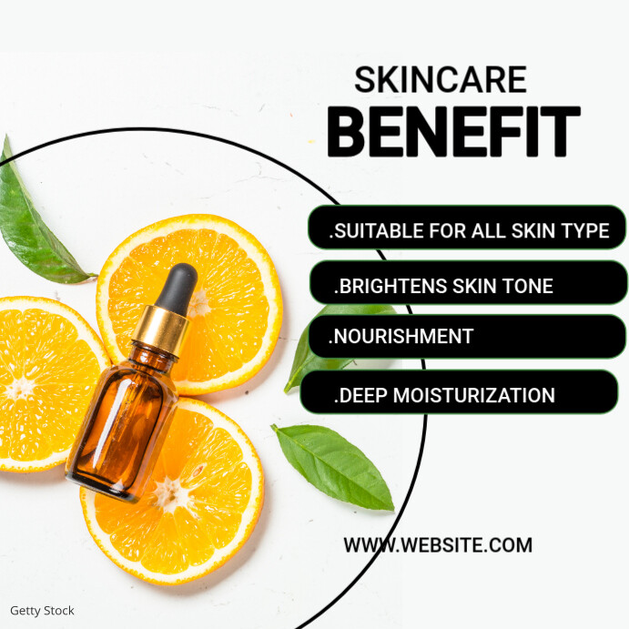 SKINCARE BENEFIT Template | PosterMyWall