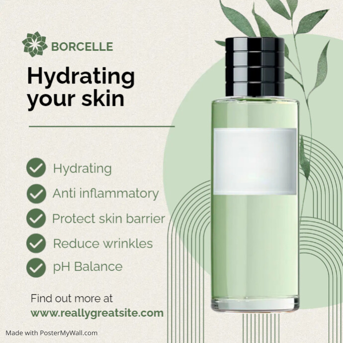 Skincare Product Features Instagram Post Template | PosterMyWall
