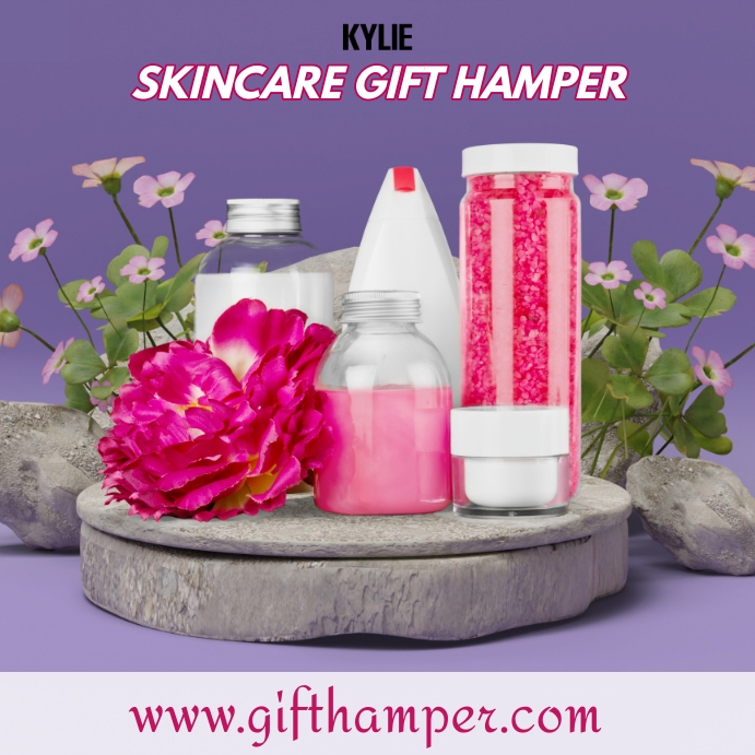 Skincare products gift hamper Template | PosterMyWall