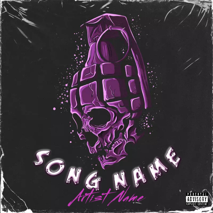 skolet bomb Cover music Album trap mixtape Template | PosterMyWall