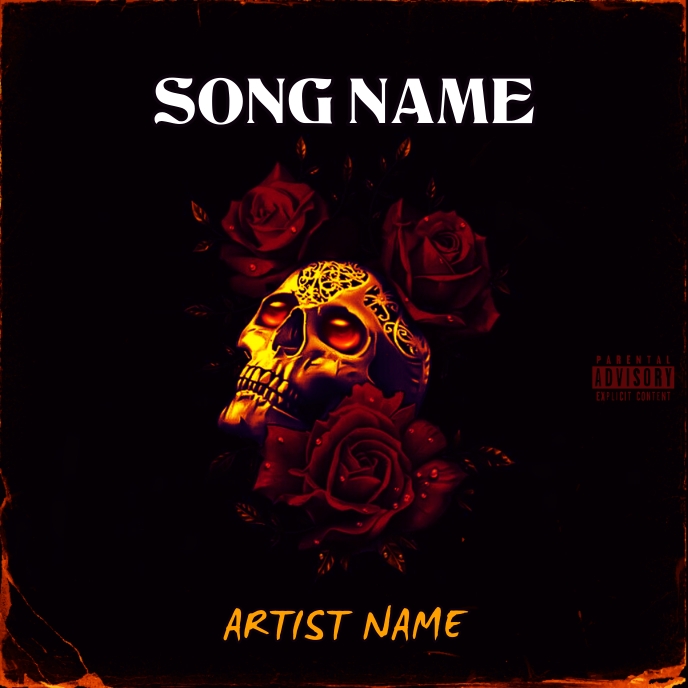 skolet Cover music Album art trap mixtape rap | PosterMyWall