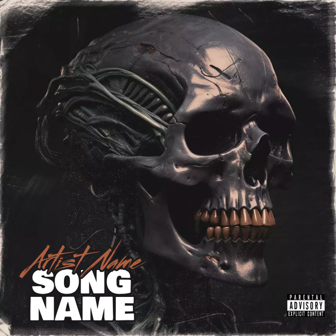 Plantilla de skolet Cover music Album art trap mixtape rap | PosterMyWall