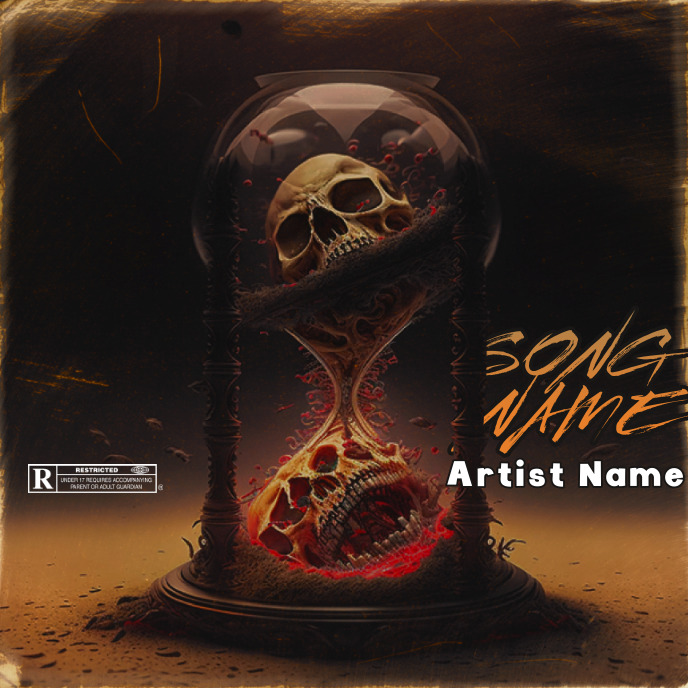 skolet Cover music Album art trap mixtape rap | PosterMyWall