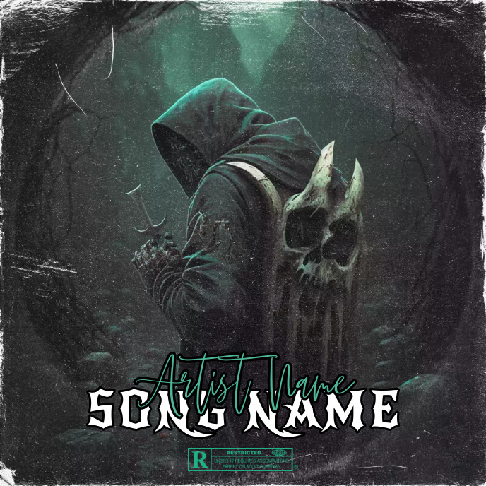 skolet Cover music Album art trap mixtape rap | PosterMyWall