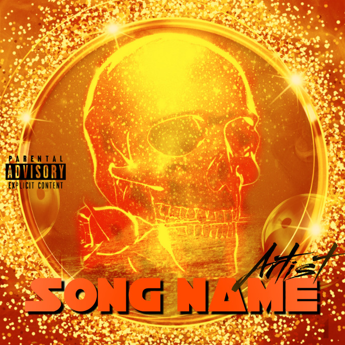 Plantilla de Portada de La Escuela Música Carátula Del álbum Trap ...