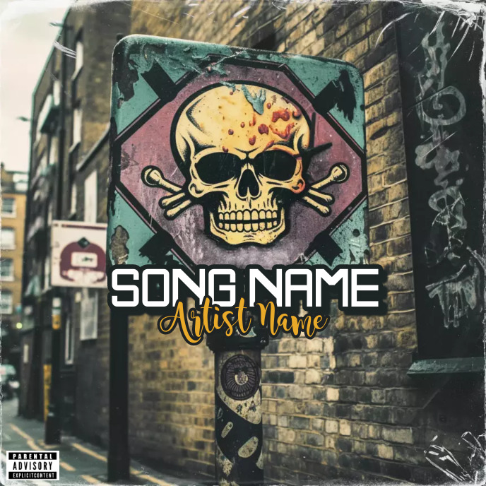 skolet Cover music Album art trap mixtape rap | PosterMyWall