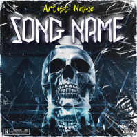 Dark Album cover mixtape art trap rap Music Template | PosterMyWall