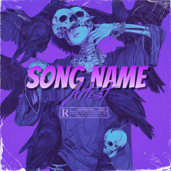 Skull Album Cover Templat | PosterMyWall