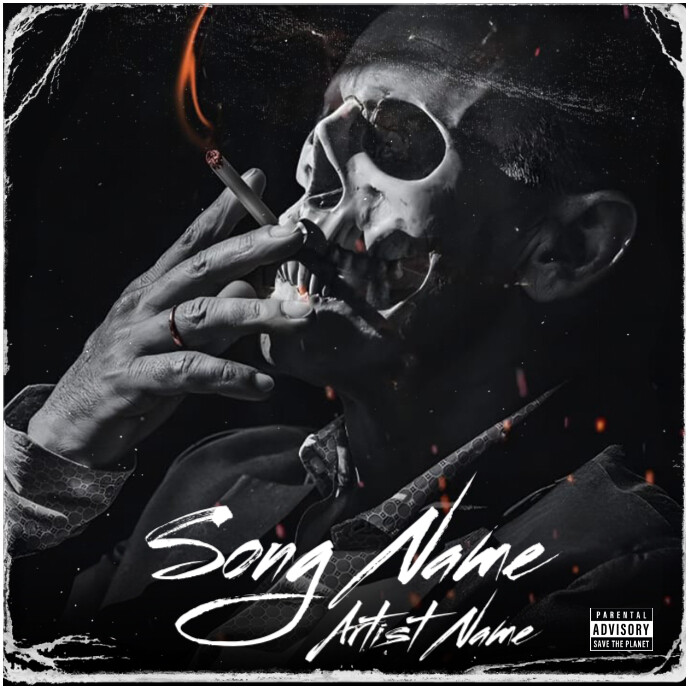 Skull Album Cover Template | PosterMyWall