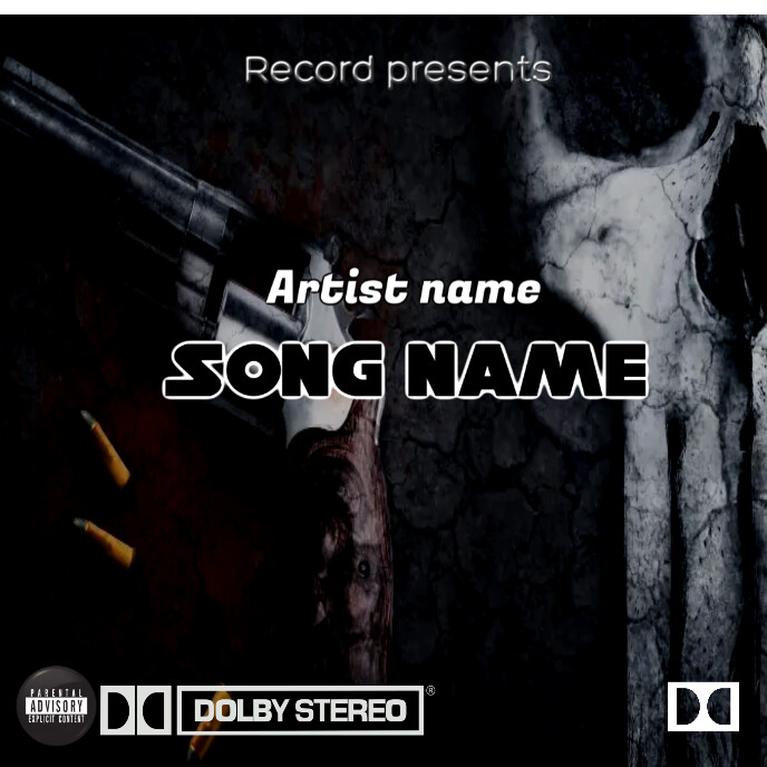 Skull Album Cover Templat | PosterMyWall