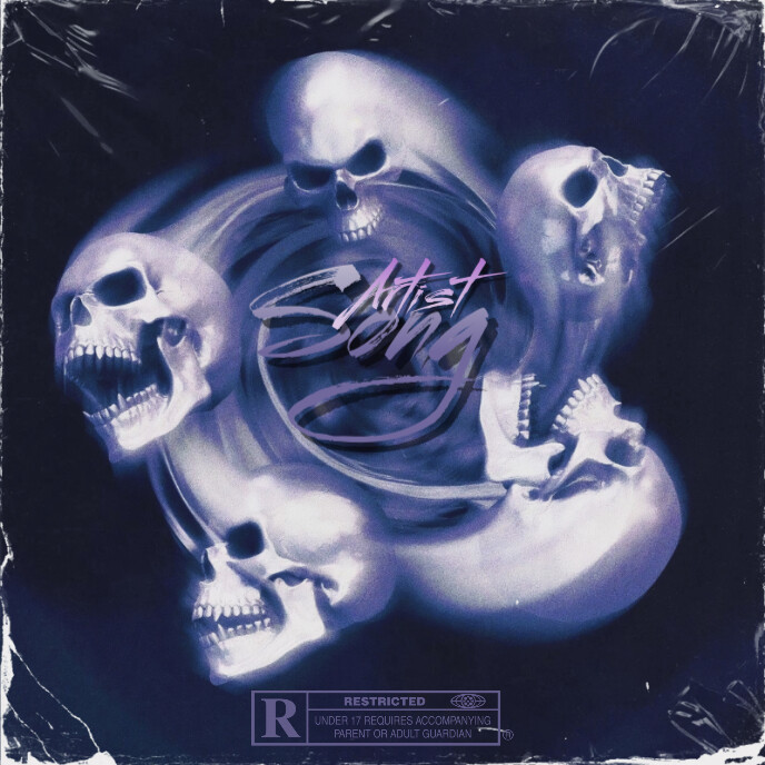 Skull Album Cover Template | PosterMyWall