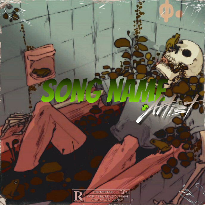 Skull Album Cover Templat | PosterMyWall