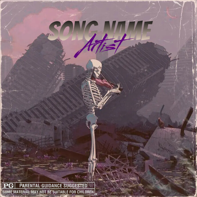 Skull Cover Album music art trap mixtape rap Template | PosterMyWall