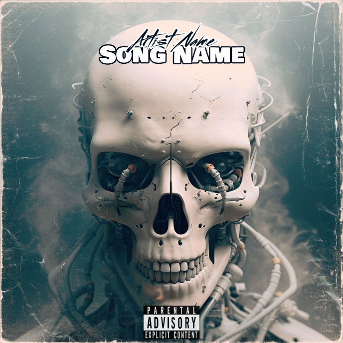 skull Cover Album music art trap mixtape rap Template | PosterMyWall